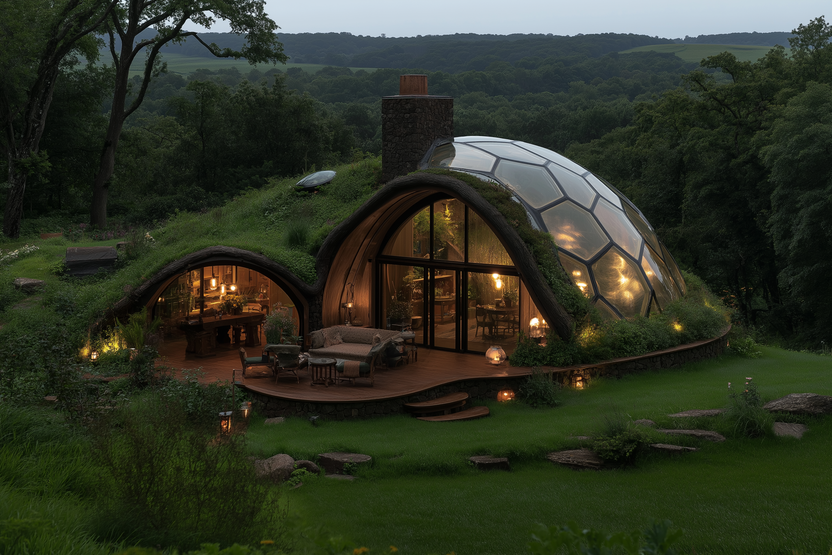 Geodesic Glass Dome | Glass Geodesic Dome House | Biodomes