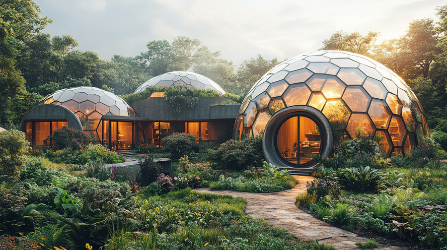 Geodesic Glass Dome | Glass Geodesic Dome House | Biodomes