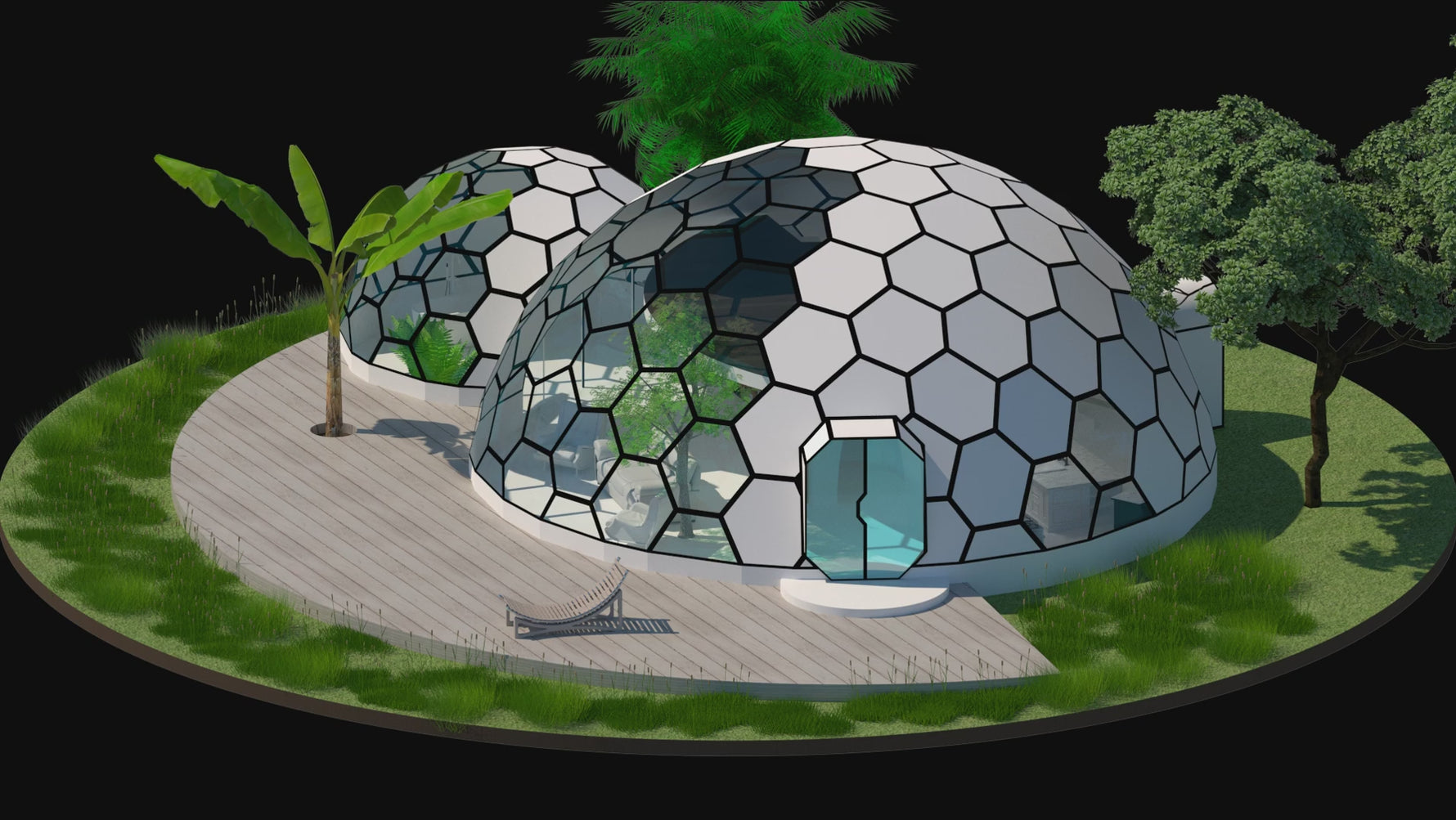 Geodesic Glass Dome | Glass Geodesic Dome House | Biodomes