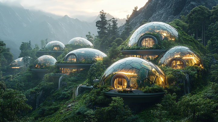 Geodesic Glass Dome | Glass Geodesic Dome House | Biodomes